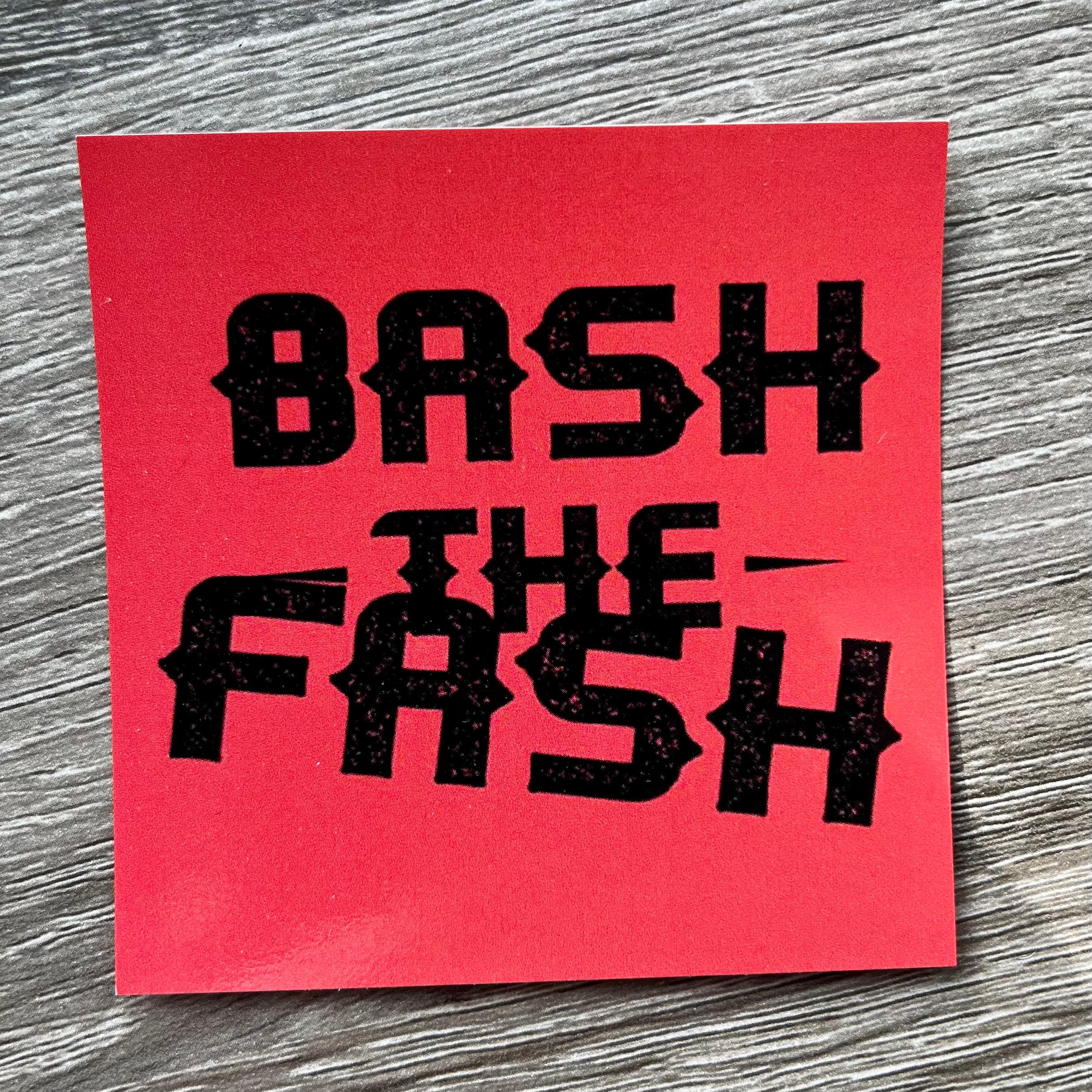 Bash the Fash Sticker - Etsy