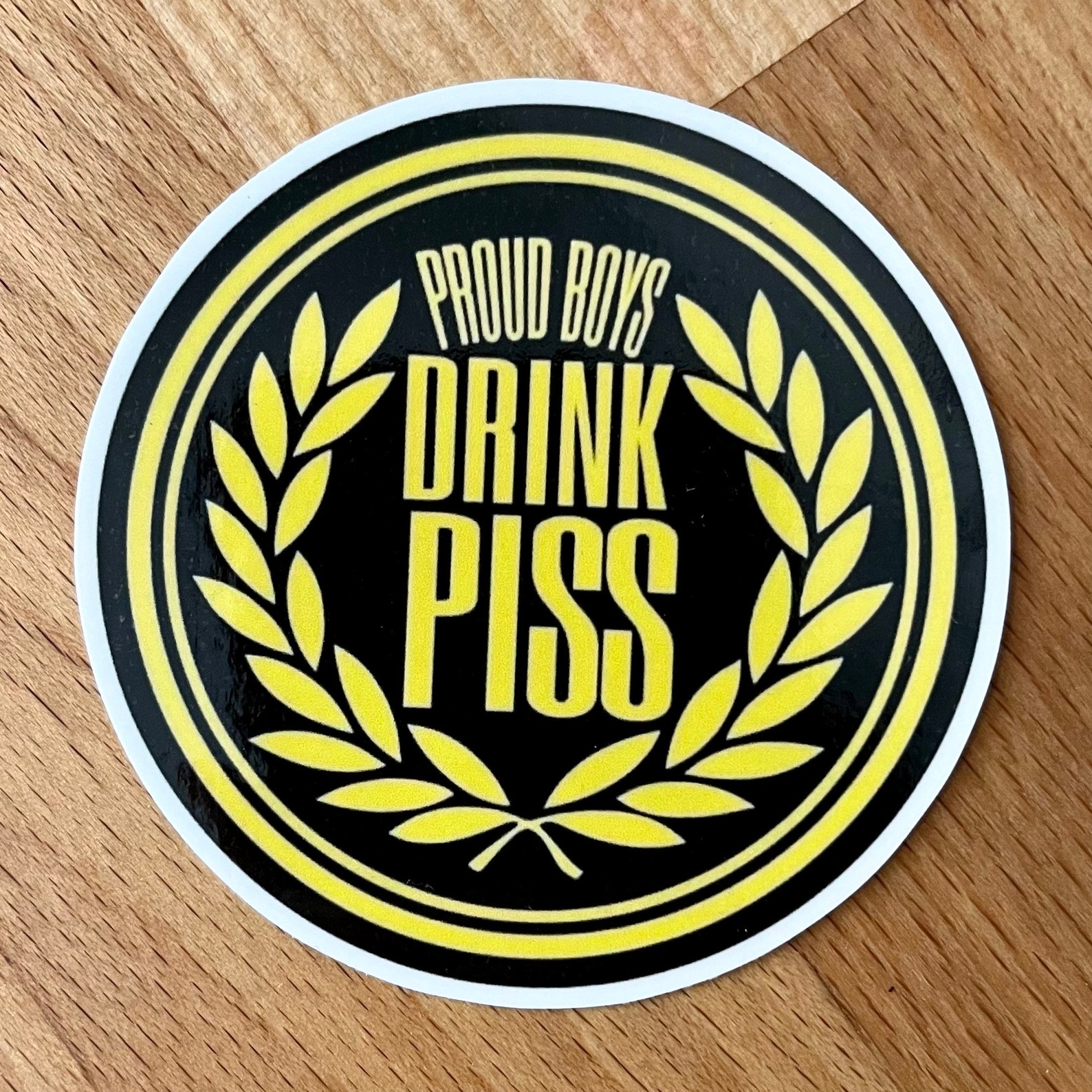 Proud Boys Drink Piss Vinyl Sticker - Etsy