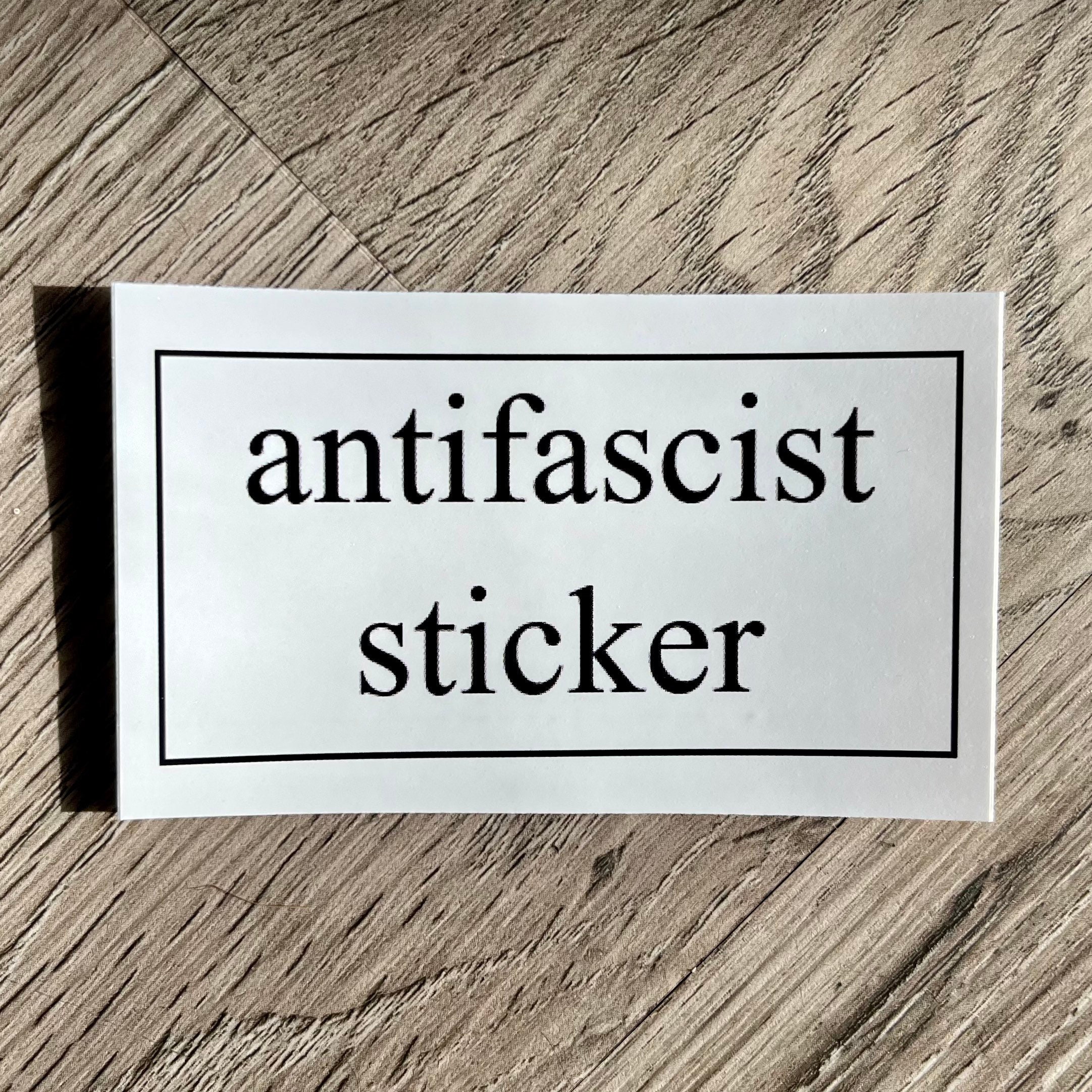 Antifascist Sticker - Etsy