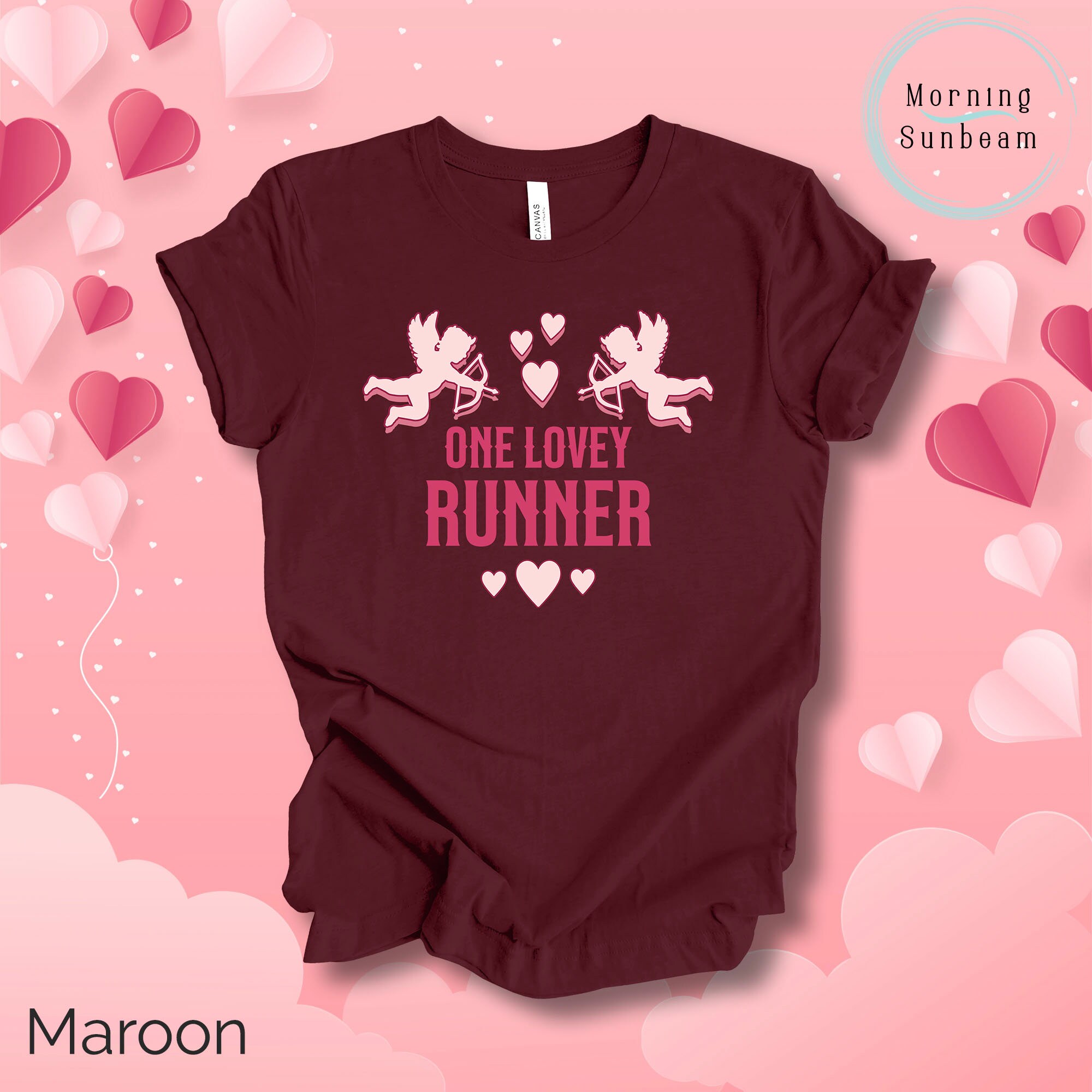 On Lovey Runner Shirt: Romantic Valentines Day Tee Ideal Gift - Etsy