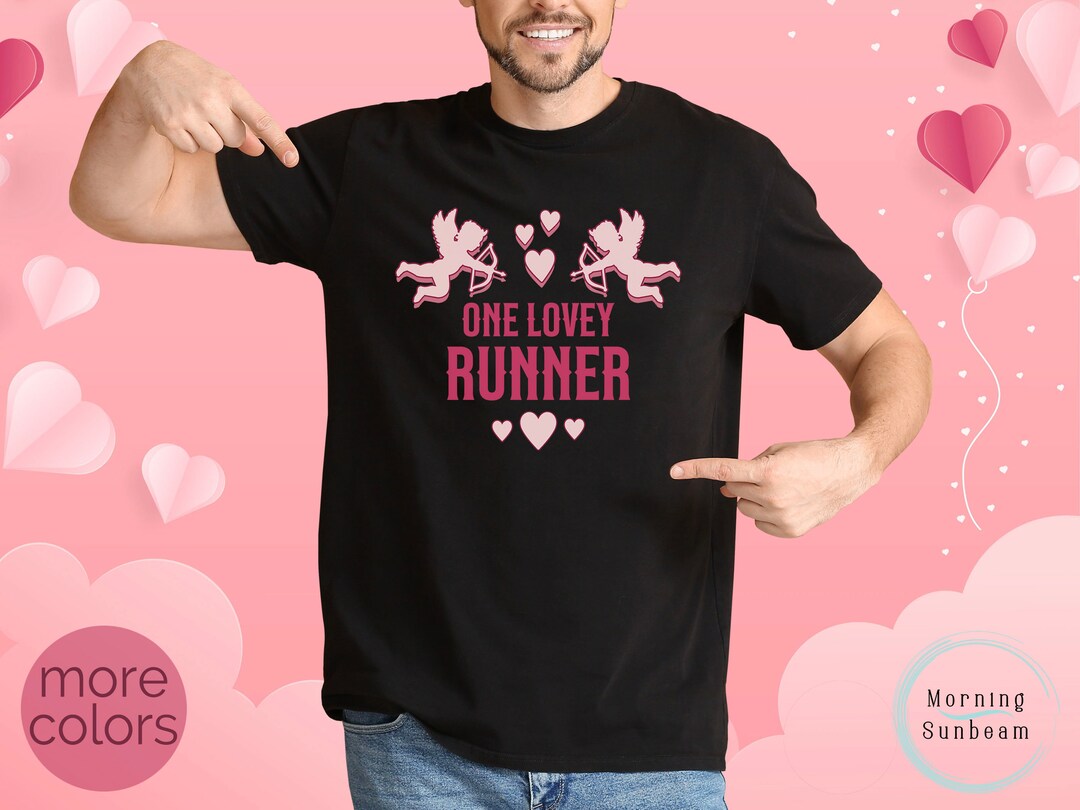 On Lovey Runner Shirt: Romantic Valentines Day Tee Ideal Gift - Etsy