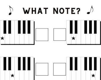 Music Note Matching - Etsy