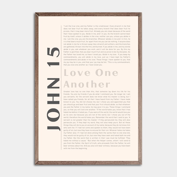 John 15 - Etsy