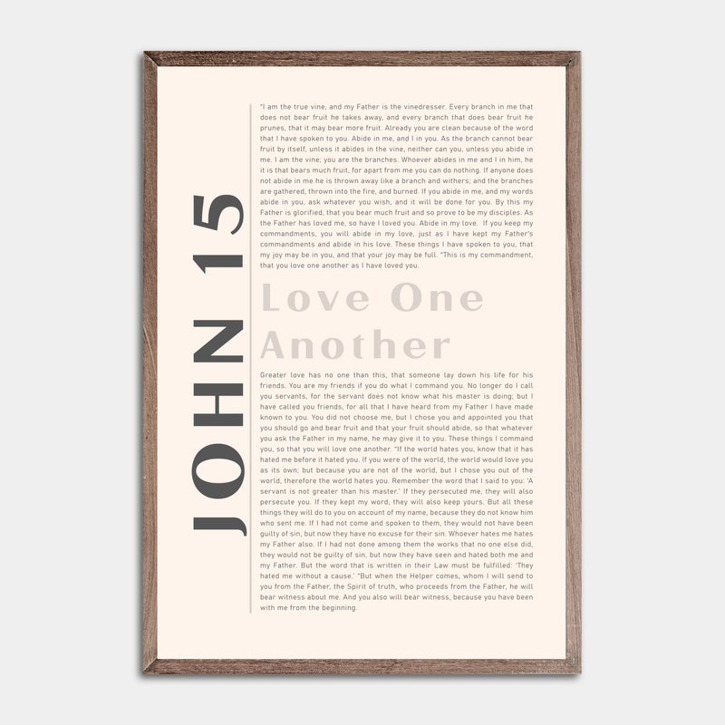 John 15 - Etsy