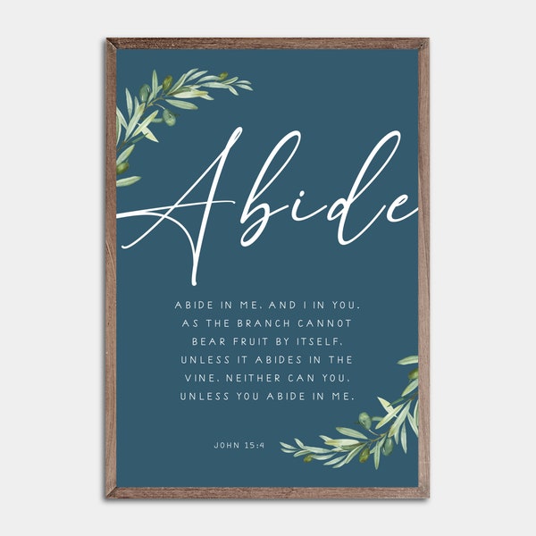 Abide - Etsy