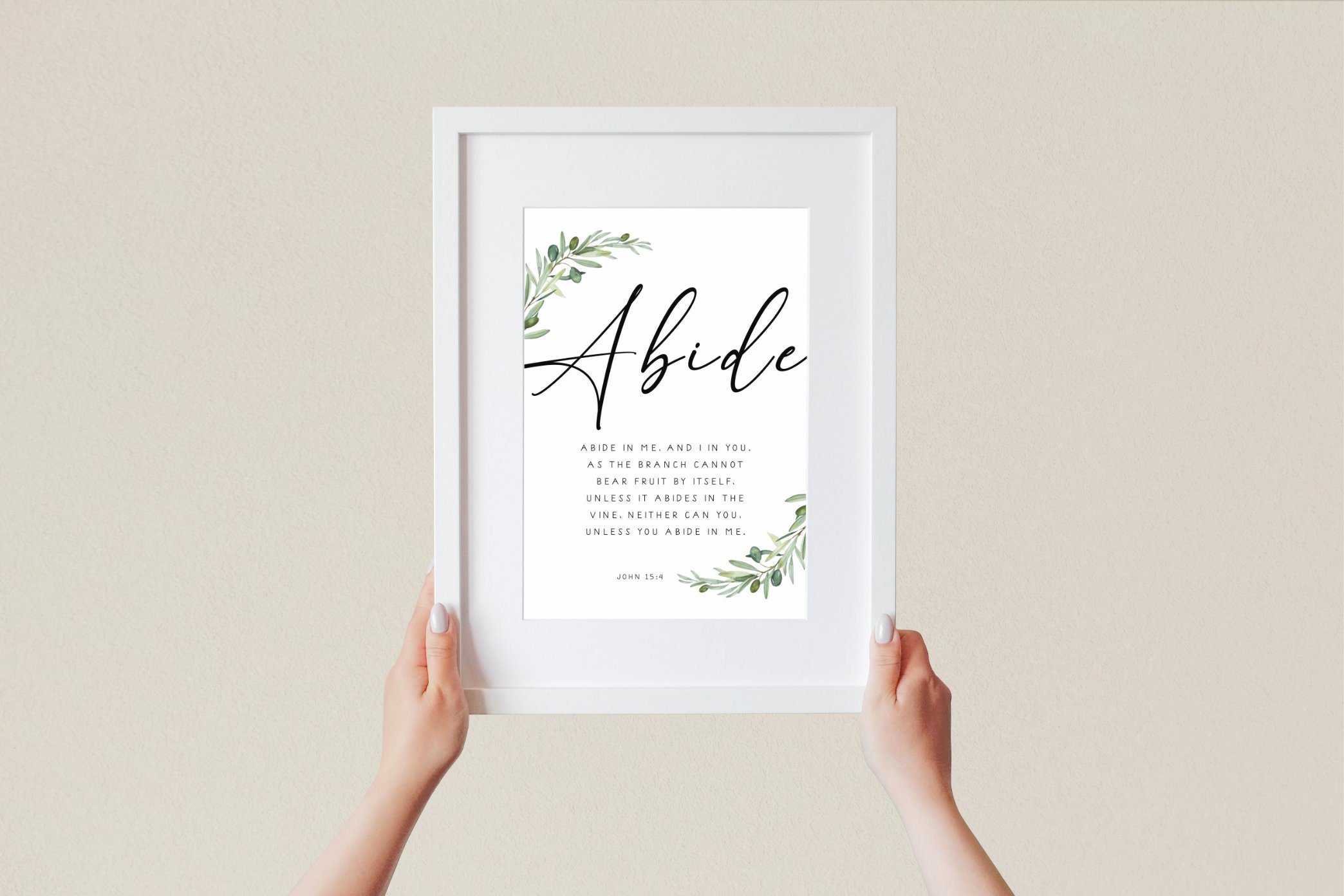 Christian Scripture Print, John 15, Bible Verse Print, Scripture ...