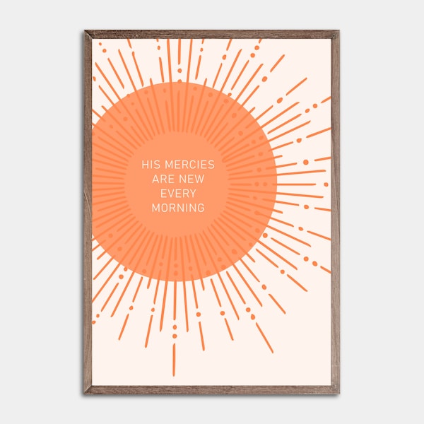 His Mercies Are New - Etsy