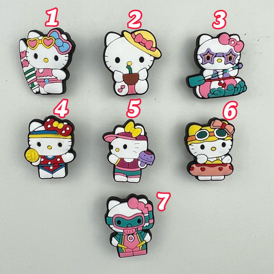 Hello Kitty Shoe Charms/shoe Pins/shoe Decoration/clogs - Etsy