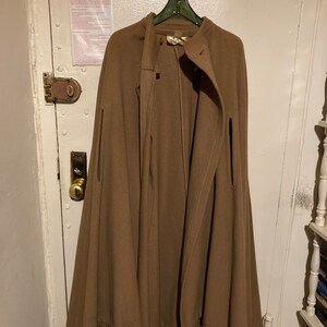 Vintage Camels Hair Wool Cape Coat pierre D'alby - Etsy