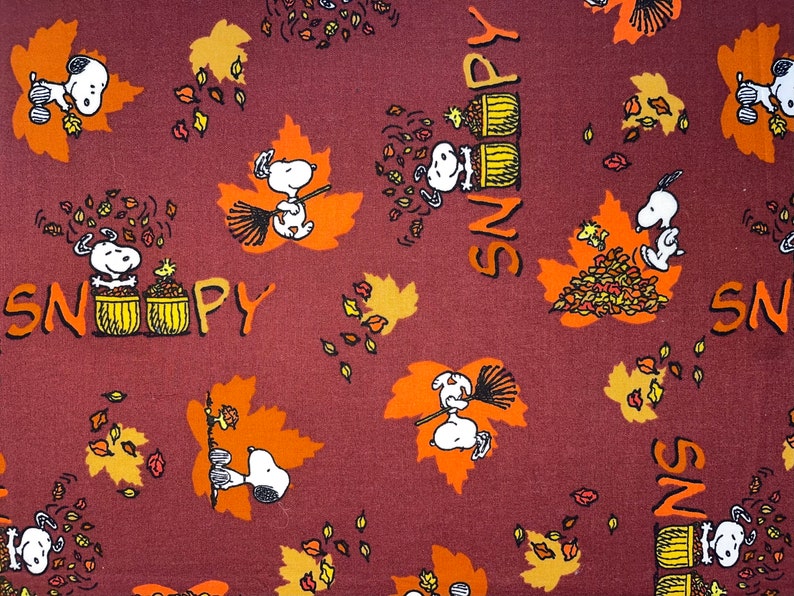 Peanuts Fabrics charlie Brown Snoopy Classic Retro - Etsy