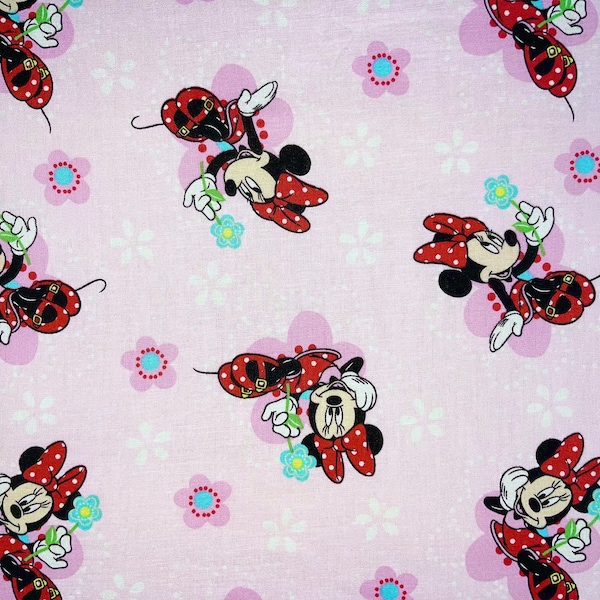 Minnie Mouse Fabric - Etsy