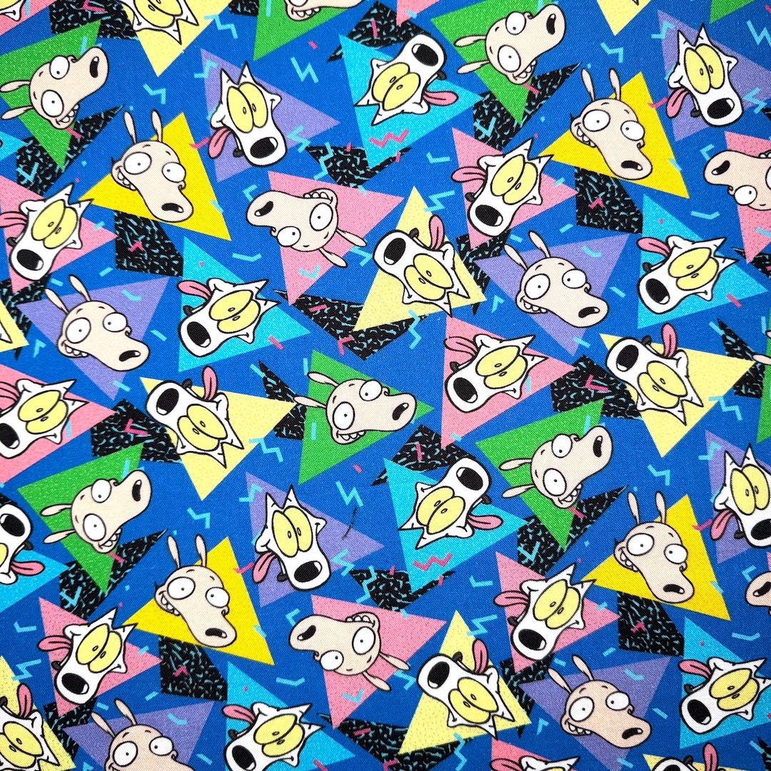 Rocko’s Modern Life Licensed Fabric Geo (rocko, Spunky, 90s Cartoon ...