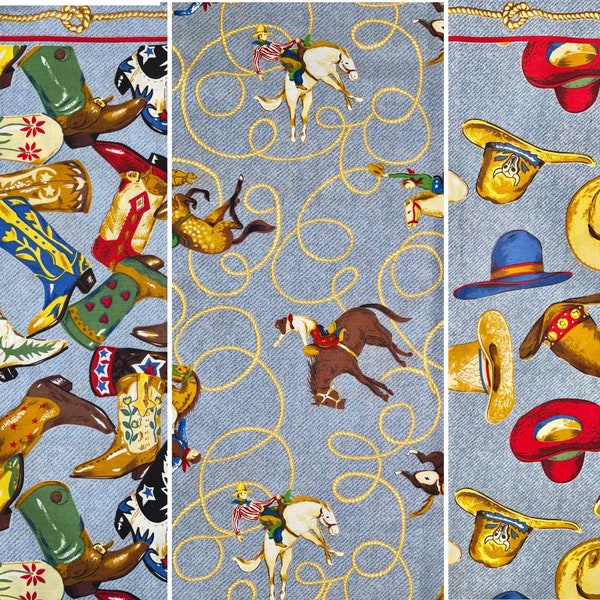 Cowboy Boot Fabric - Etsy