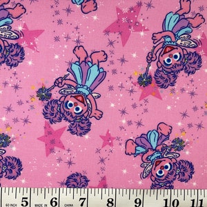 2011 Sesame Workshop Abby Cadabby Licensed Fabric Fat Quarter - Etsy