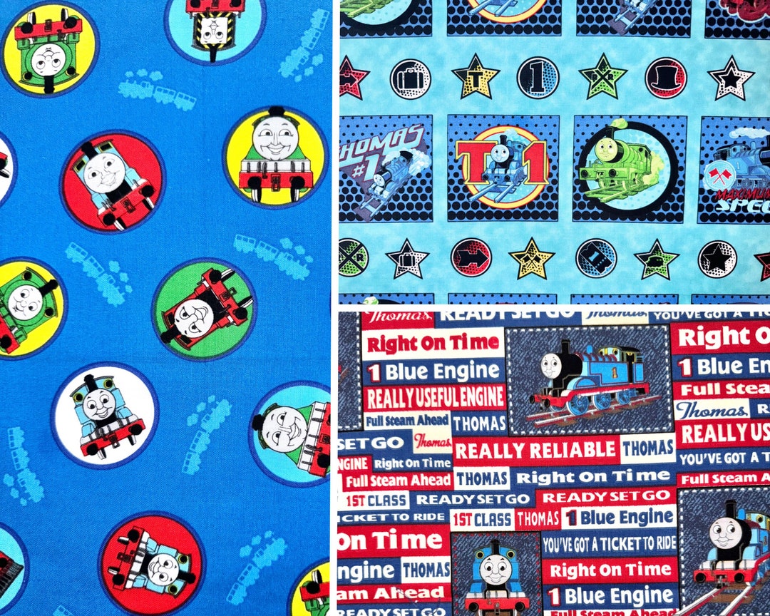 Thomas & Friends Licensed Fabric Rare by Cranston Fat Quarter ...