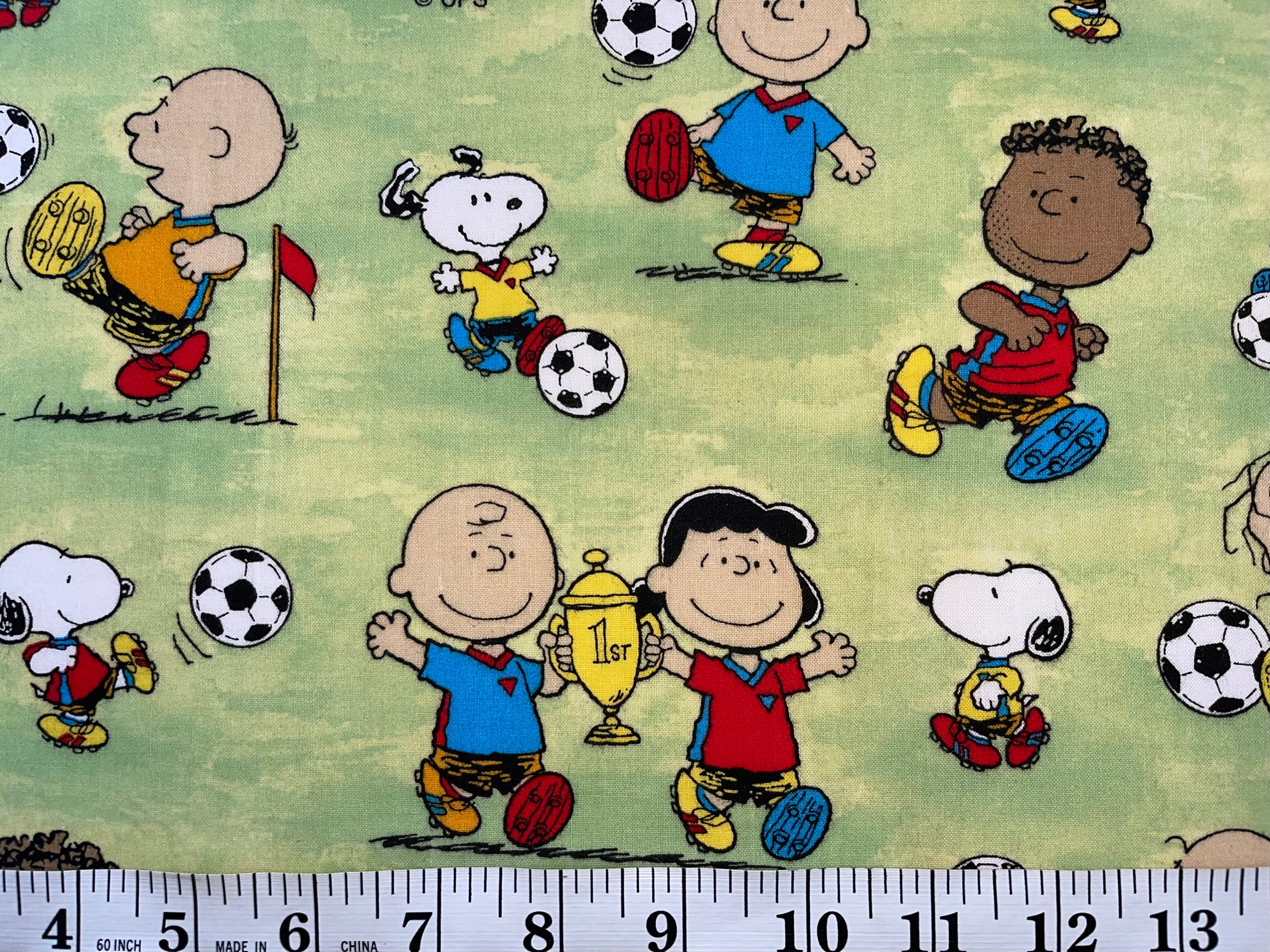 Peanuts Fabrics charlie Brown Snoopy Classic Retro - Etsy