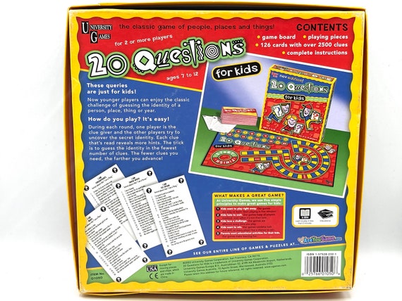 20 Questions Board Game