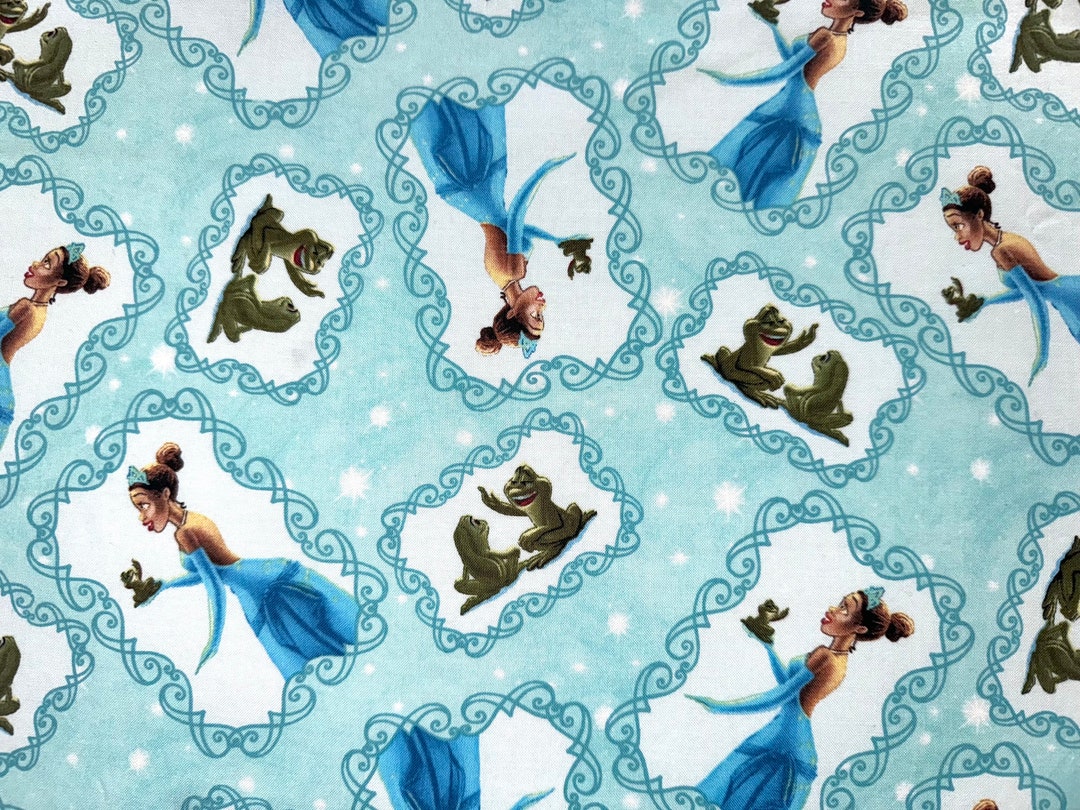 2009 the Princess and the Frog Licensed Fabric by David Textiles (fat ...