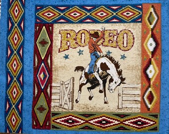 Rodeo Panel Fabric - Etsy