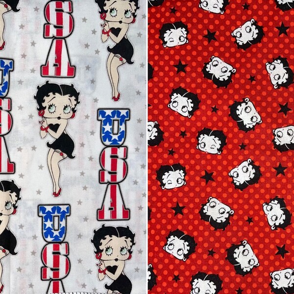 Betty Boop Fabric - Etsy