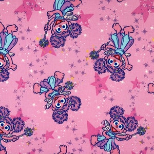 2011 Sesame Workshop Abby Cadabby Licensed Fabric Fat Quarter - Etsy