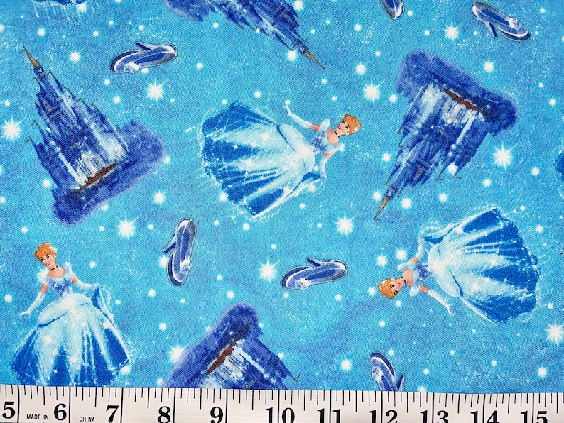Cinderella Fabric by David Textiles Fat Quarter continuous - Etsy