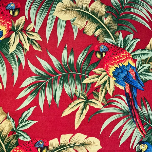 Parrot Fabric - Etsy