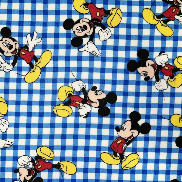 Mickey Mouse Fabric - Etsy