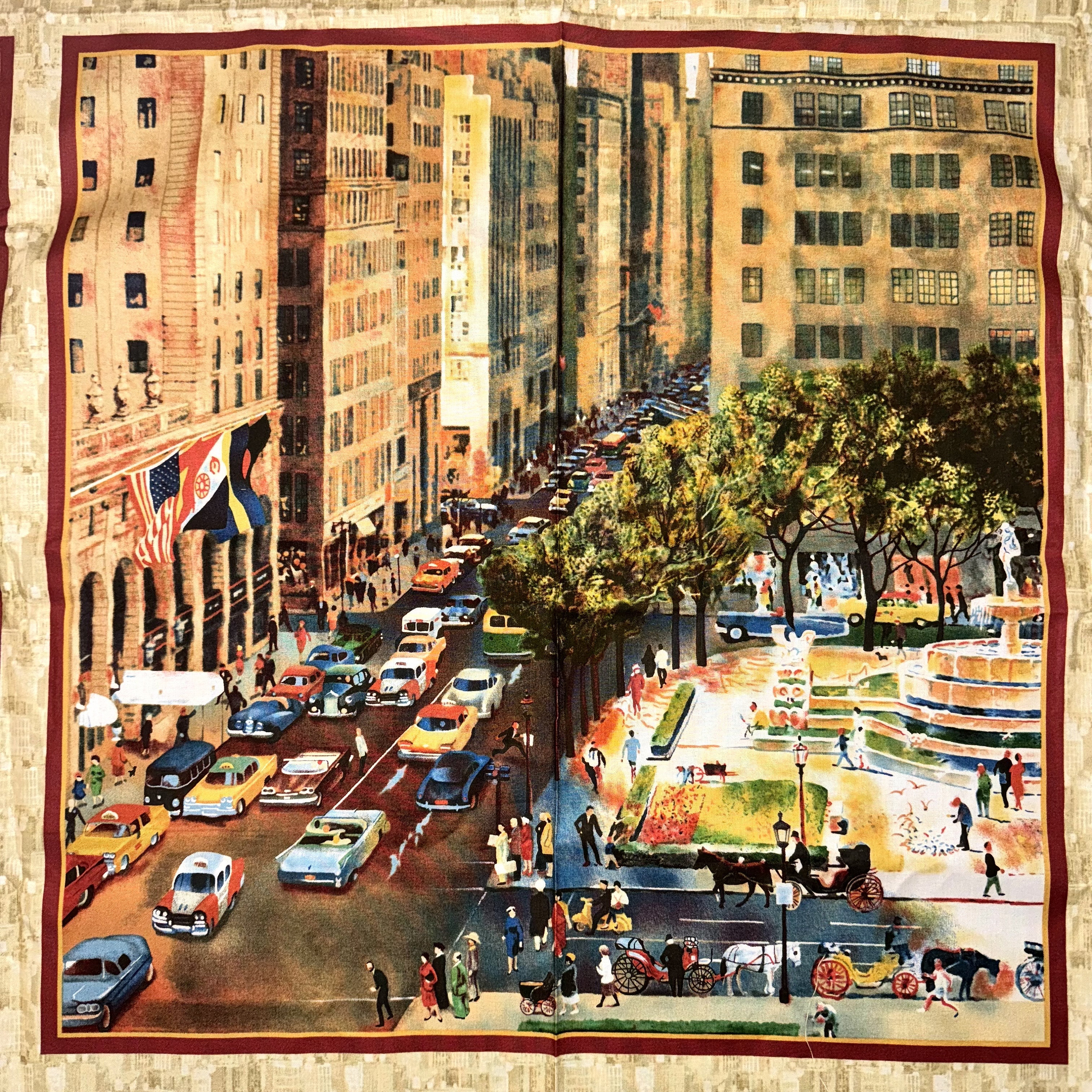 The Saturday Evening Post Licensed Fabric 5 Square Panel by Curtis ...