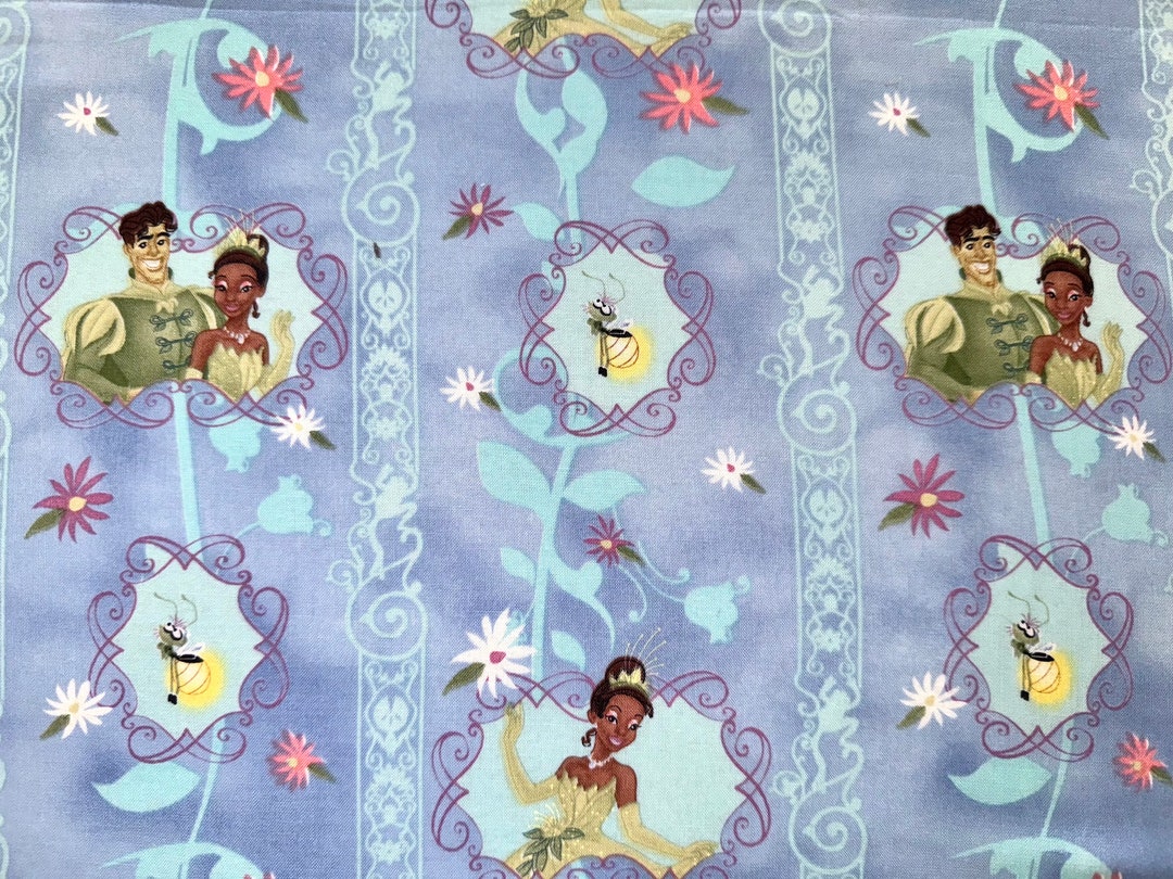 RARE Princess and the Frog Tiana Fabric Licensed, Cotton, Fat Quarter ...