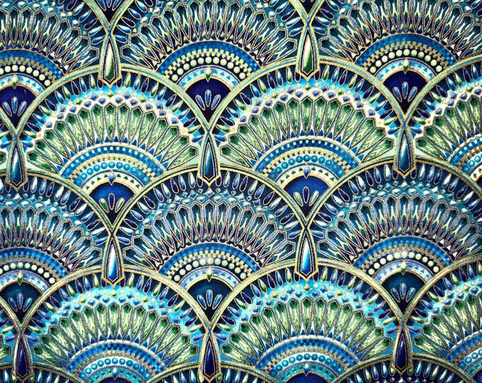 Very Rare Stunning Lumina Fabric by Peggy Toole for Robert Kaufman, 15 ...