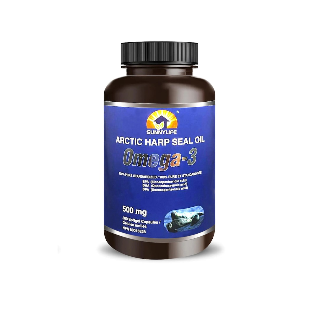 Sunnylife Arctic Harp Seal Oil Omega-3 + EPA/DHA/DPA , 100% Pure ...