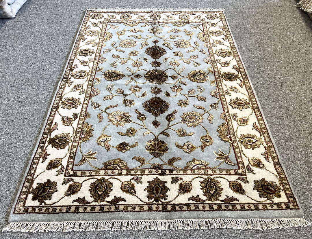 Full Pile AFGHAN CHOBI Silk Flowers Tribal Rug Hand Made Hand Knotted ...