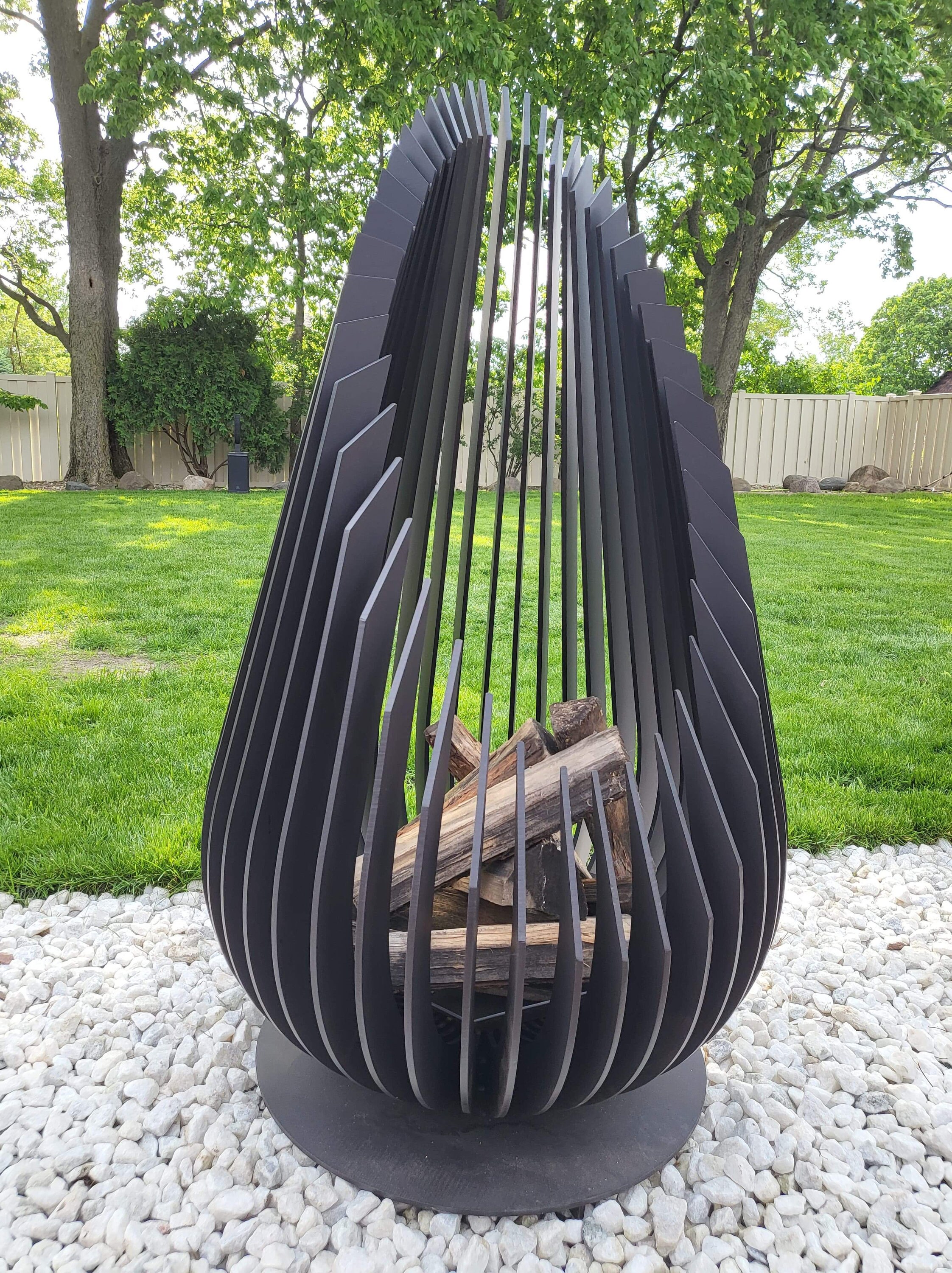Hand Crafted Fire Pit/sculpture - Etsy Canada