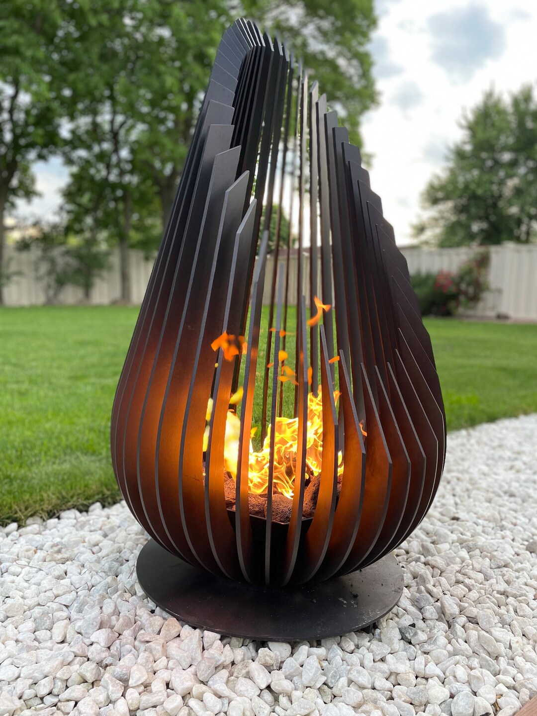 Hand Crafted Fire Pit/sculpture - Etsy Canada