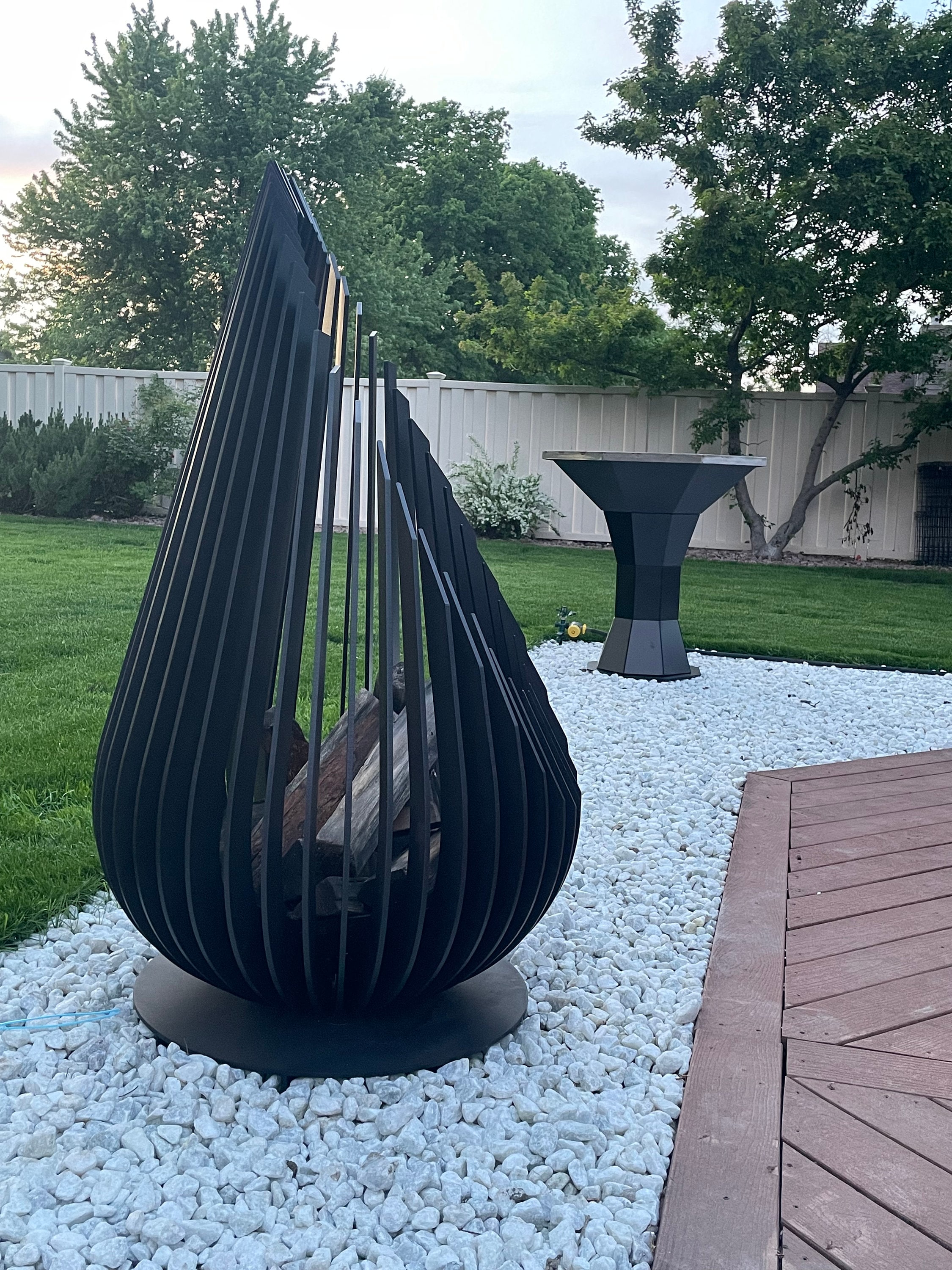 Hand Crafted Fire Pit/sculpture - Etsy Canada