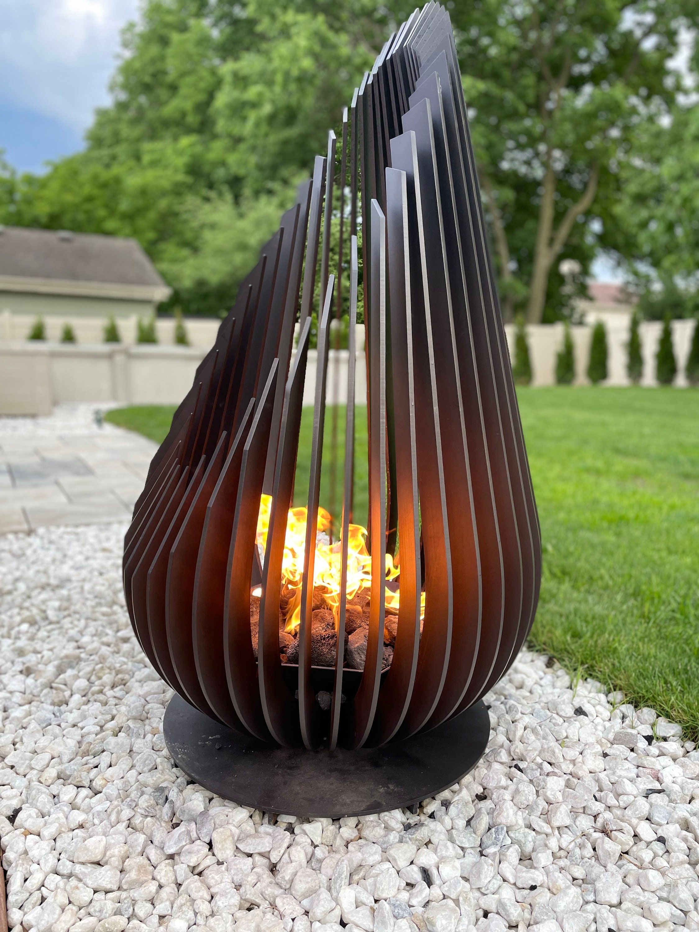 Hand Crafted Fire Pit/sculpture - Etsy Canada