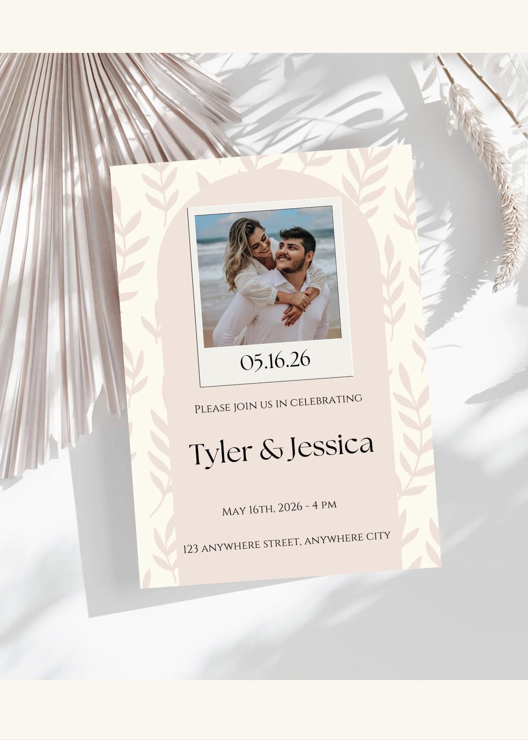 Save the Date, Wedding Invitation, Simple Save the Date, Neutral Save ...