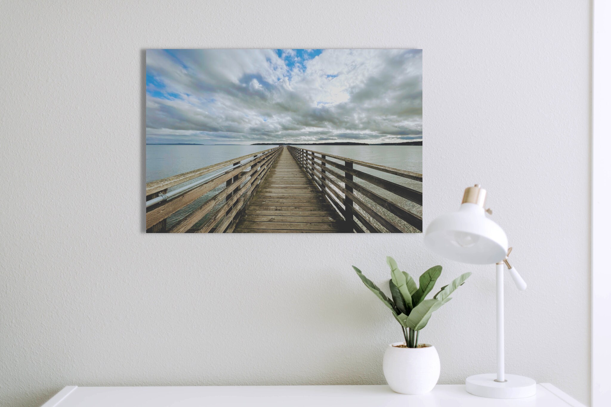 Digital Download, Pier Printable Wall Art Pier Ocean Art Print Nature ...