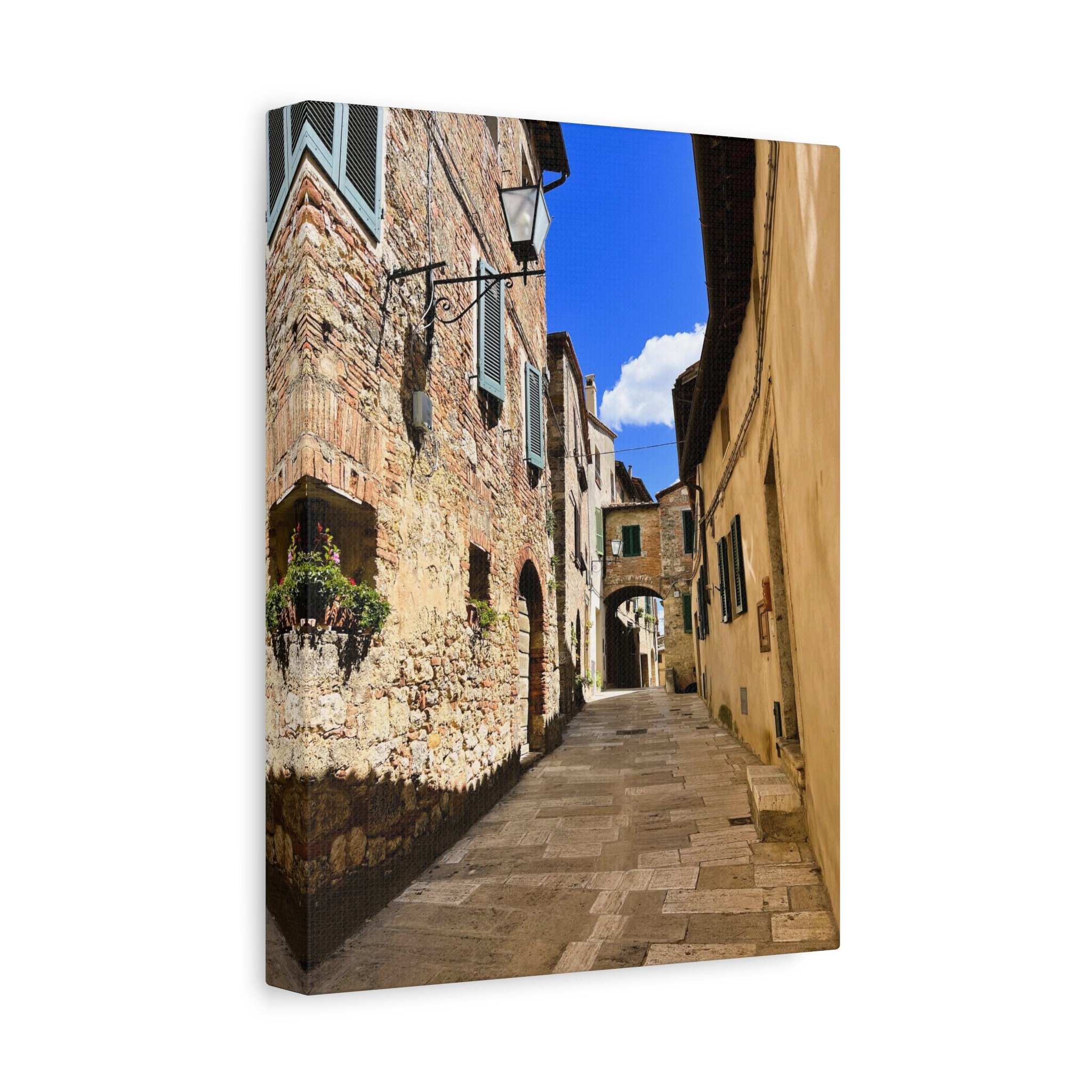 Canvas, Italian Village Wall Art, Travel Photography, Home Decor ...