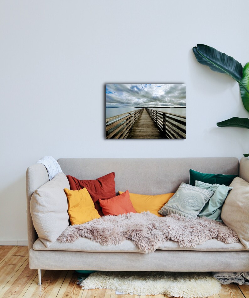 Digital Download, Pier Printable Wall Art Pier Ocean Art Print Nature ...