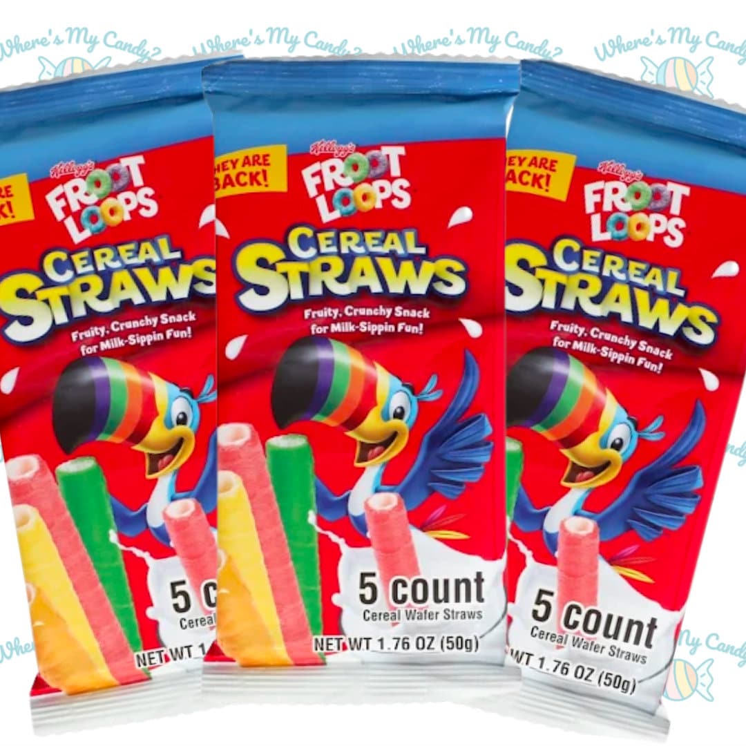 Froot Loops Cereal Straws