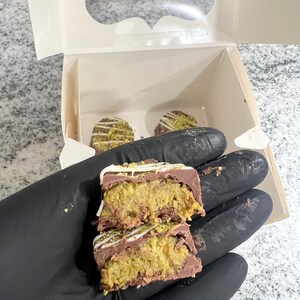 Dubai Chocolate Mini Bites Knafeh Pistachio - Thick - 50% More ...