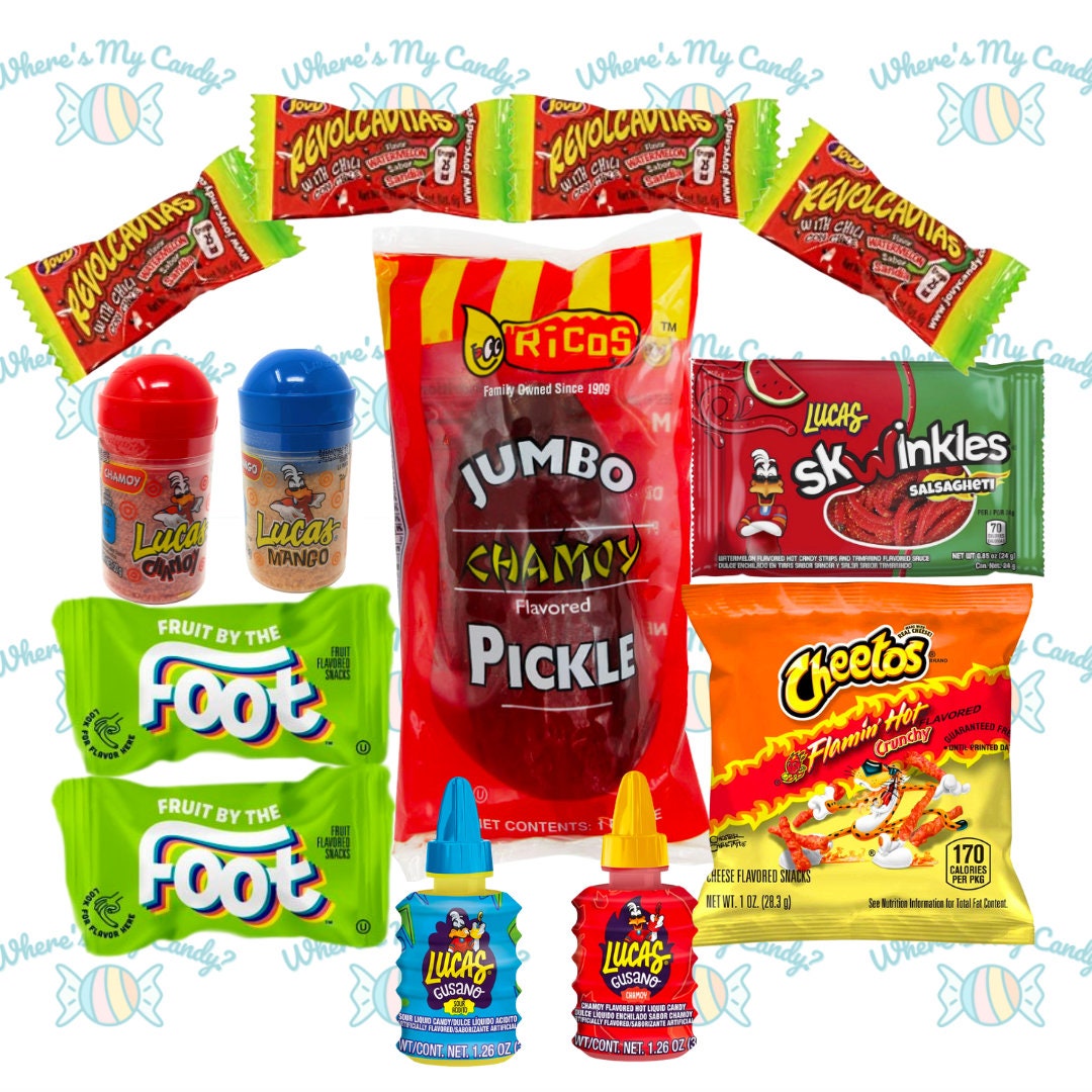 Chamoy PICKLE Kit , 13pc , Sour Spicy , Hot Cheetos , Tiktok Pickle ...