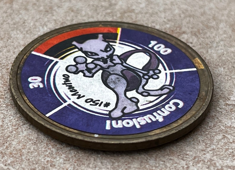 Vintage 1999 Hasbro Pokemon Battle Coin 150 Mewtwo Legendary Pokemon - Etsy