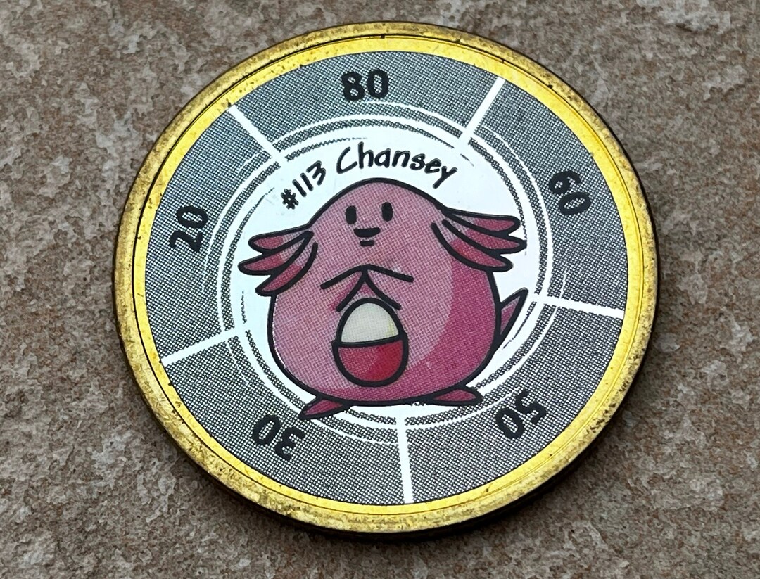 Vintage 1999 Hasbro Pokemon Battle Coin 113 Chansey - Etsy