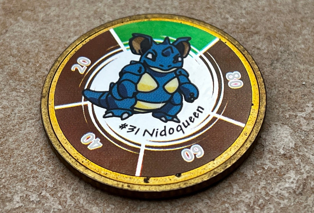 Vintage 1999 Hasbro Pokemon Battle Coin 31 Nidoqueen - Etsy