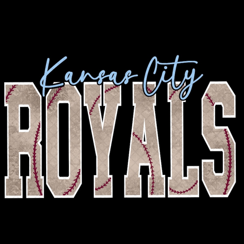 Royal PNG: Kansas City Baseball Design (digital Download) - Etsy
