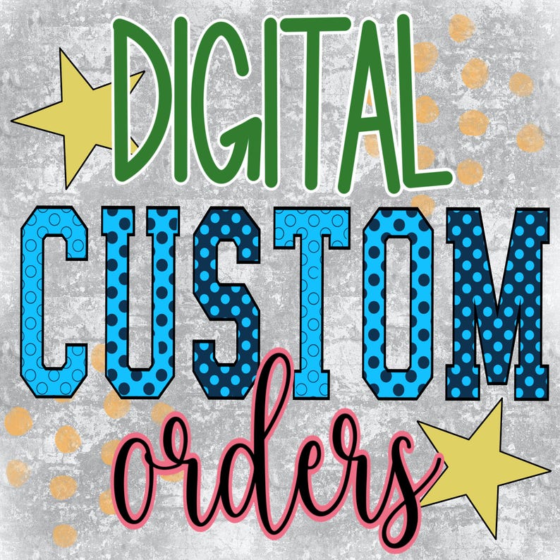 Custom Digital PNG Orders - Etsy