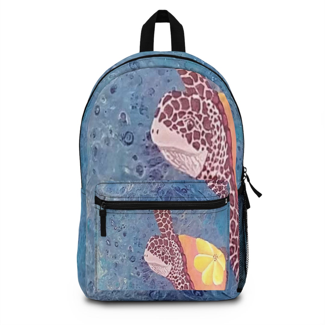 Turtle honu Backpack Original Painting - Etsy